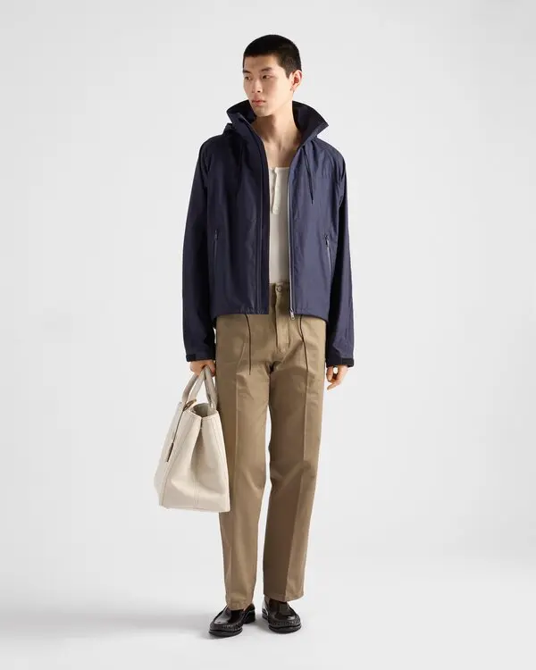 Prada Cotton Chino Pants - Clay Grey | Editorialist